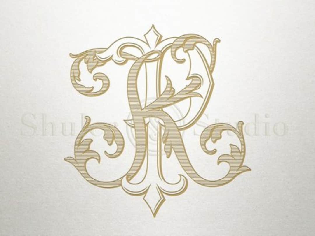 Wedding Logo Design - KP PK - Wedding Logo - Digital - Etsy