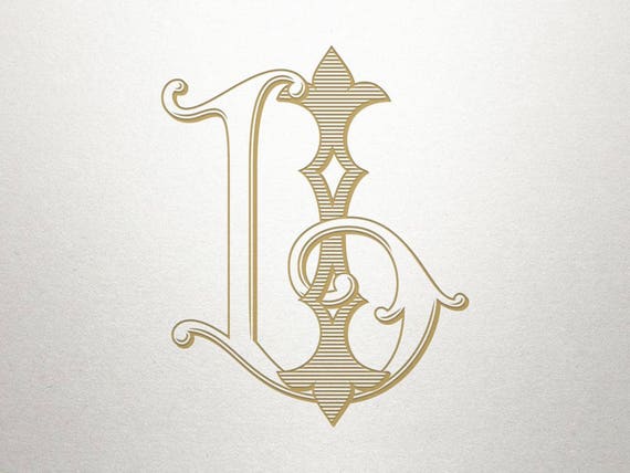 Wedding Monogram Design IL LI Wedding Monogram | Etsy