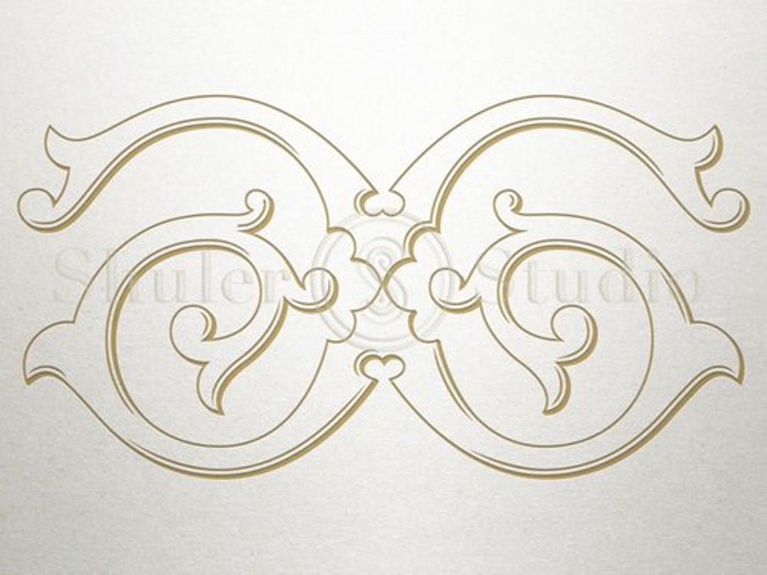 Duogram - GG - Antique Monogram - Interlocking - Etsy