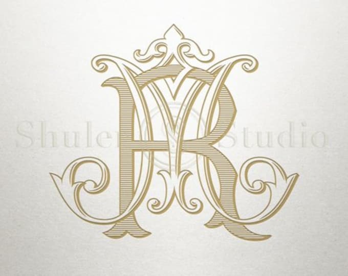 Interlocking Monogram Design - JM MJ - Interlocking Monogram - Vintage ...