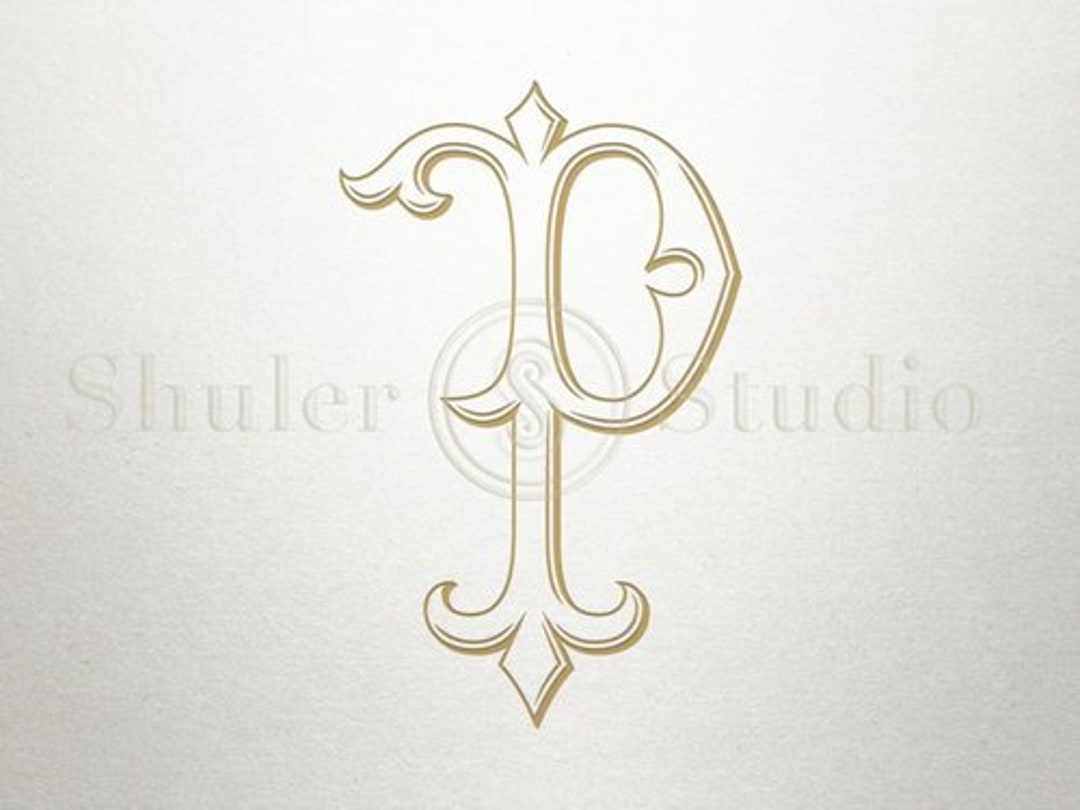 Premade Inital Logo - Initial P - Initial Logo - Brand - Etsy