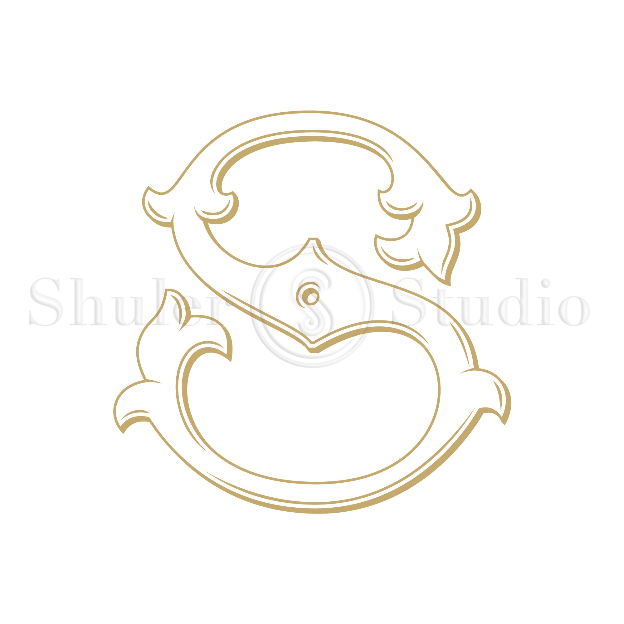 Single Vintage Letter - S - Vintage Letter - Digital - Etsy