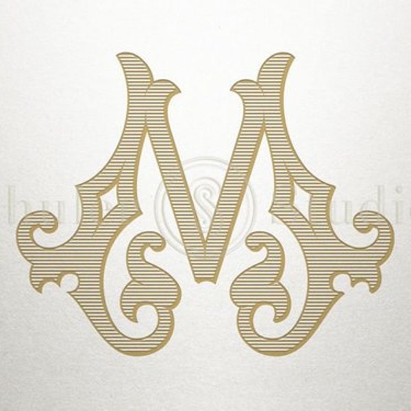 Monogram Letter M - Etsy