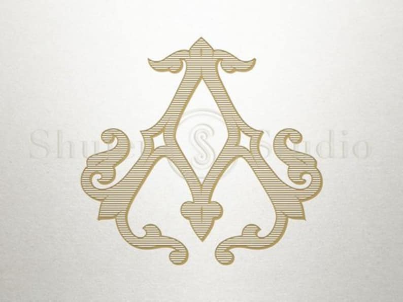 Single Letter Monogram - Initial A - Single Letter - Vintage - Etsy