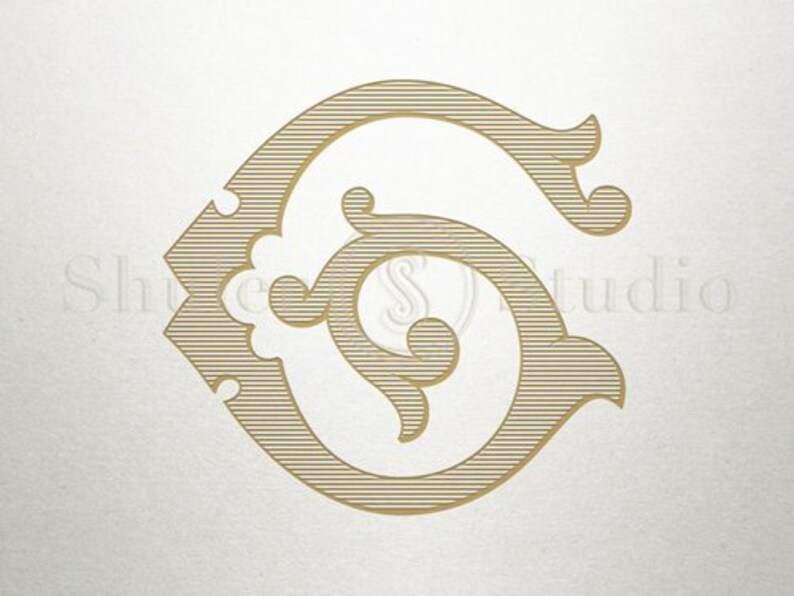 Premade Inital Logo - Initial G - Initial Logo - Brand - Etsy