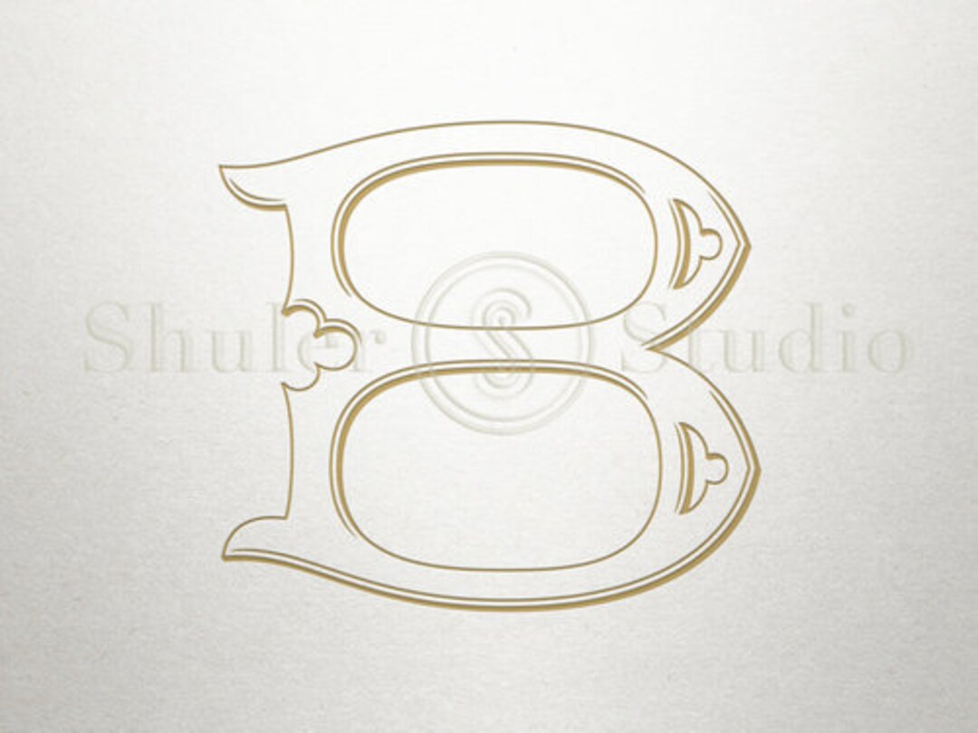 Single Antique Letter - B - Antique Letter - Digital - Etsy