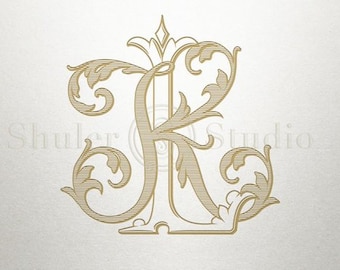Custom LJ JL Interlocking Wedding Monogram Logo Printable - Etsy