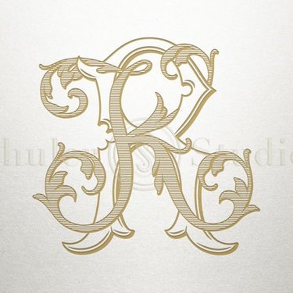 Kr Monogram - Etsy