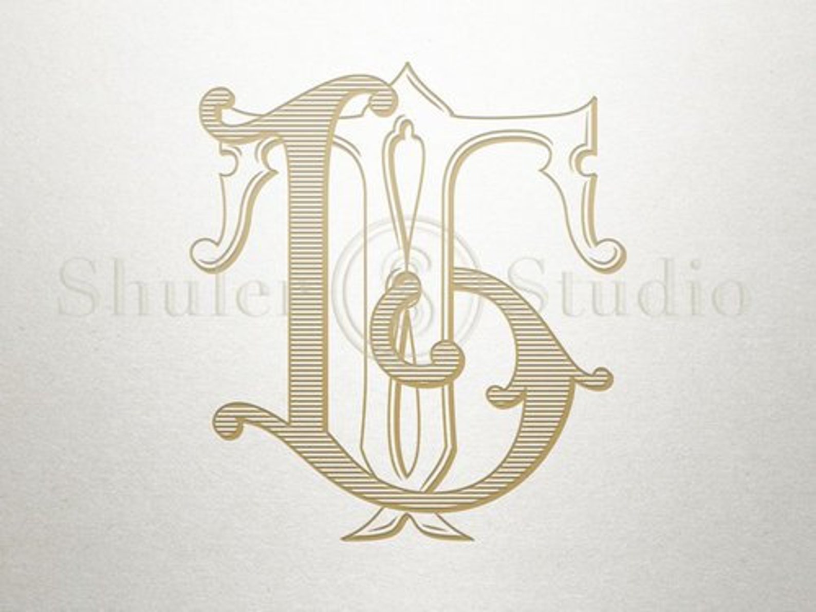Antique Ornamental Monogram - LT TL - Ornamental Monogram - Digital - Etsy
