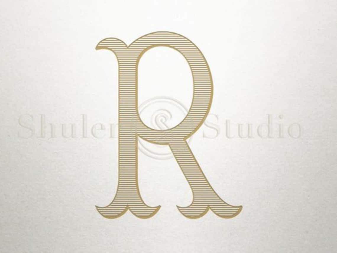 Digital Antique Letter - R - Antique Letter - Vintage - Etsy