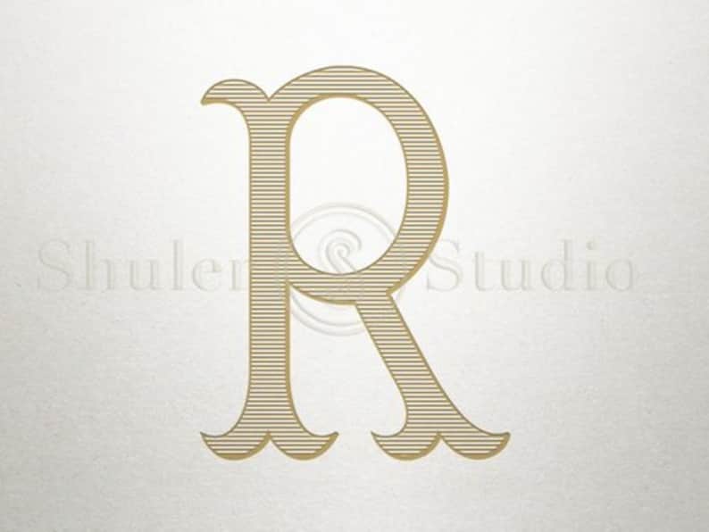 Digital Antique Letter - R - Antique Letter - Vintage - Etsy