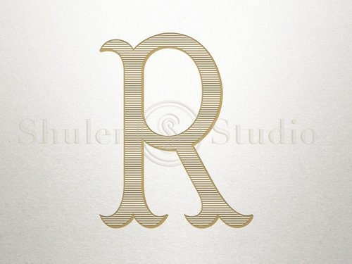Digital Antique Letter - R - Antique Letter - Vintage - Etsy