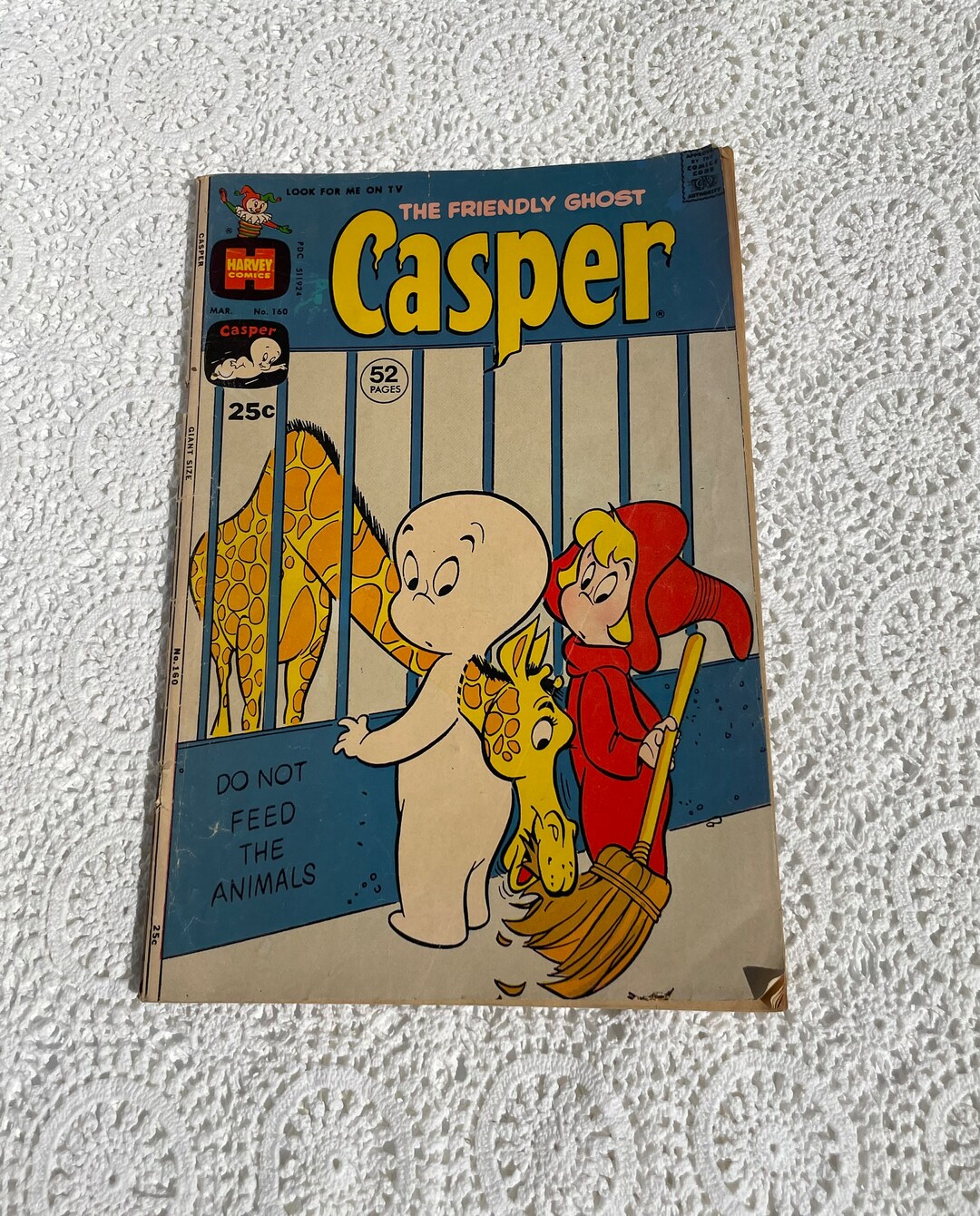 Vintage Casper Comic Book March 1972 Harvey Comics #160 - Etsy