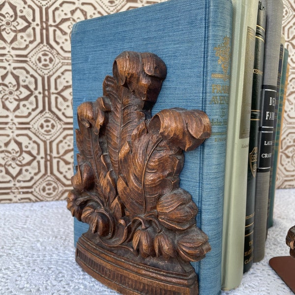 Syroco Wood Bookends - Etsy