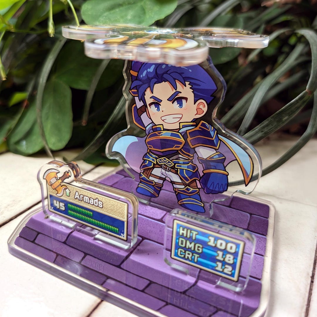 PRE-ORDER: Hector-copter ~7cm 5-piece Double-sided Clear Acrylic Stand ...