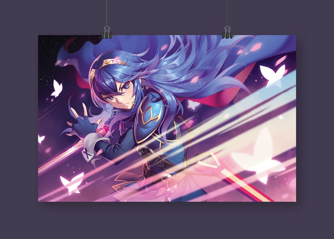 FE Awakening 10th Anniversary Lucina 11x17" Print - Etsy