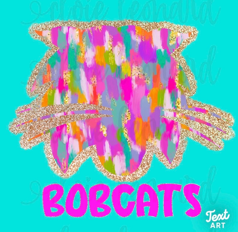 Bobcats Brush Stroke Png - Etsy