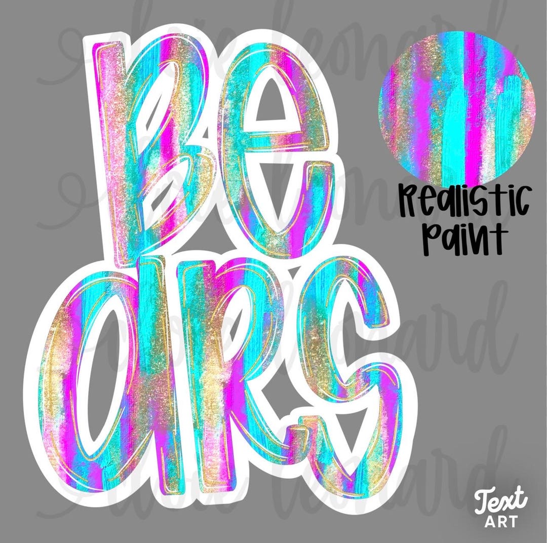 Bears Png Preppy Neon Realistic Paint Sublimation Dtf Trending - Etsy
