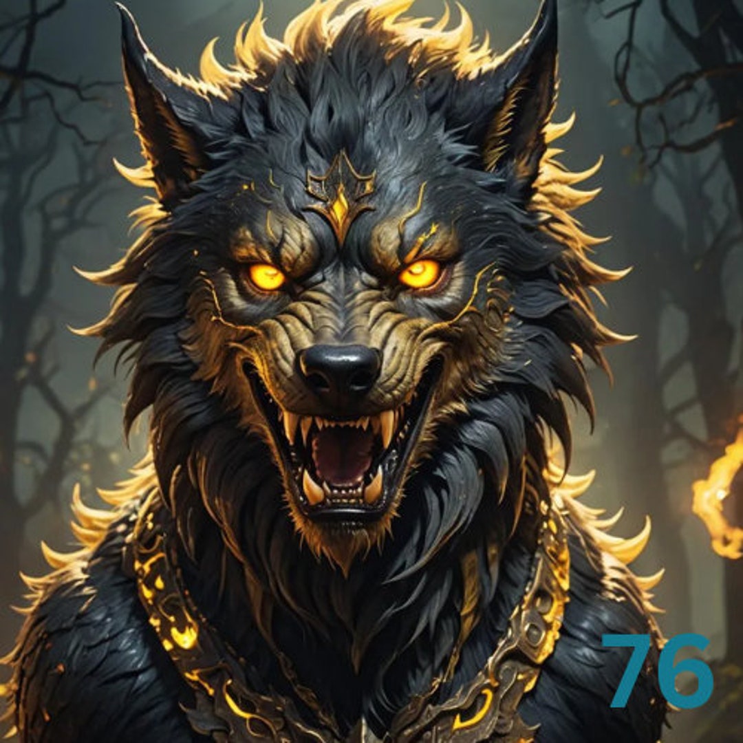 HELLHOUND, Werewolf, Shadow Magick, Spirit Companion - Etsy