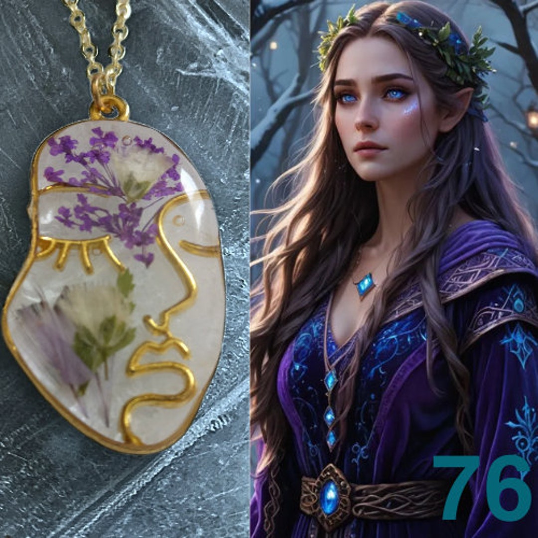 Rare Winter Druidess Witch Spirit, Seasonal Energies, Rare Druidic ...