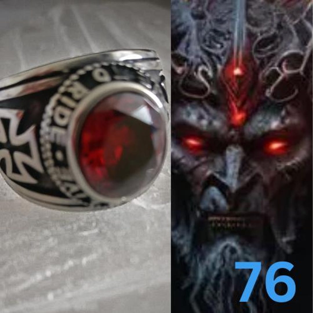 HAUNTED Infernal Ring of Asmodeus, Unleash Gory Powers, Flame, and ...