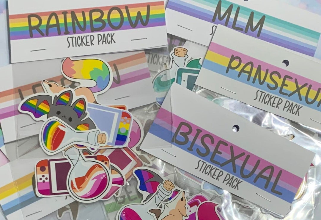 Pride Sticker Packs - Etsy
