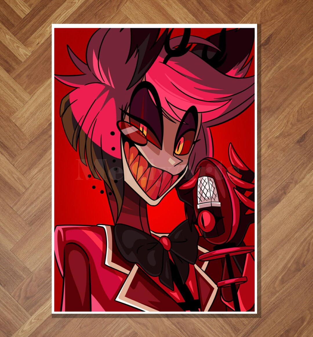 Hazbin Hotel Alastor Print - Etsy