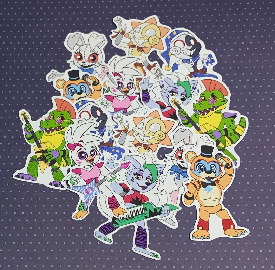 FNAF SB Stickers! - Etsy