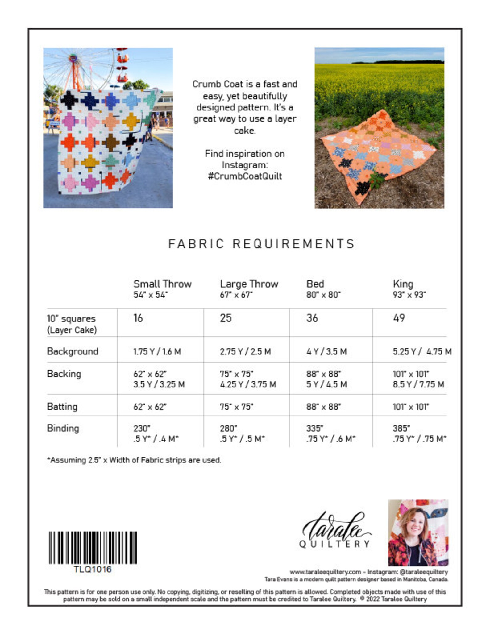 Crumb Coat PDF Pattern for Layer Cakes - Etsy