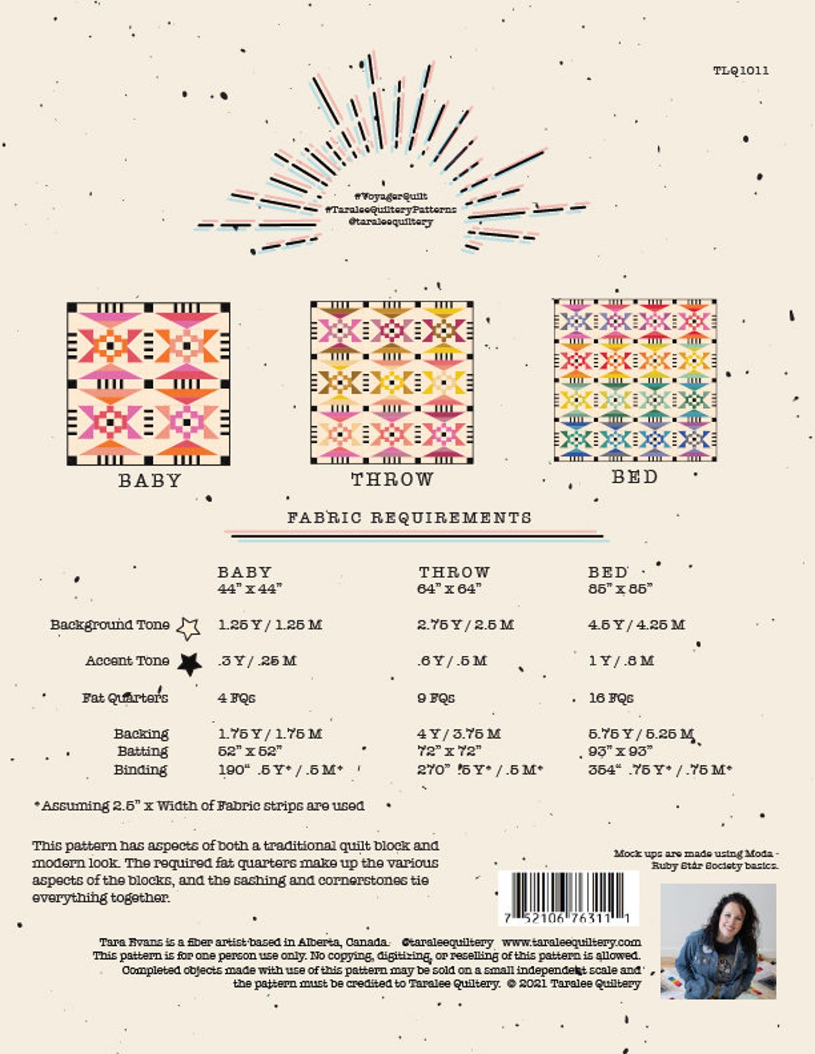 Voyager - PDF Quilt Pattern - Etsy