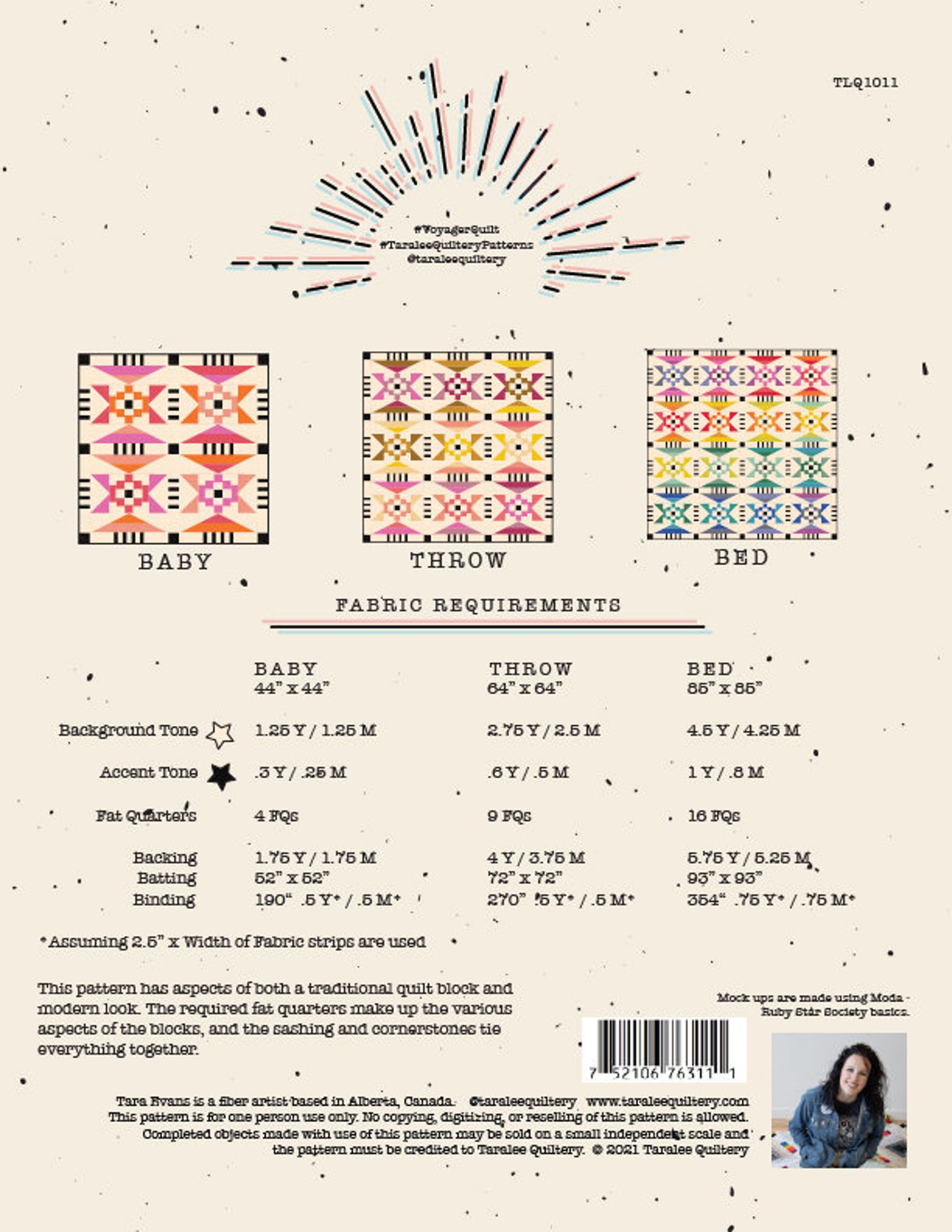 Voyager - PDF Quilt Pattern - Etsy