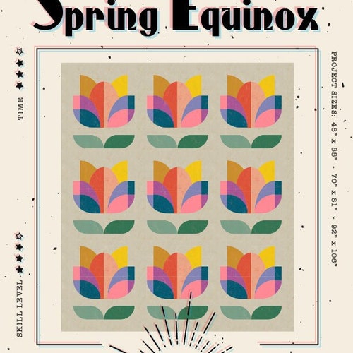 Spring Equinox PDF Quilt Pattern - Etsy