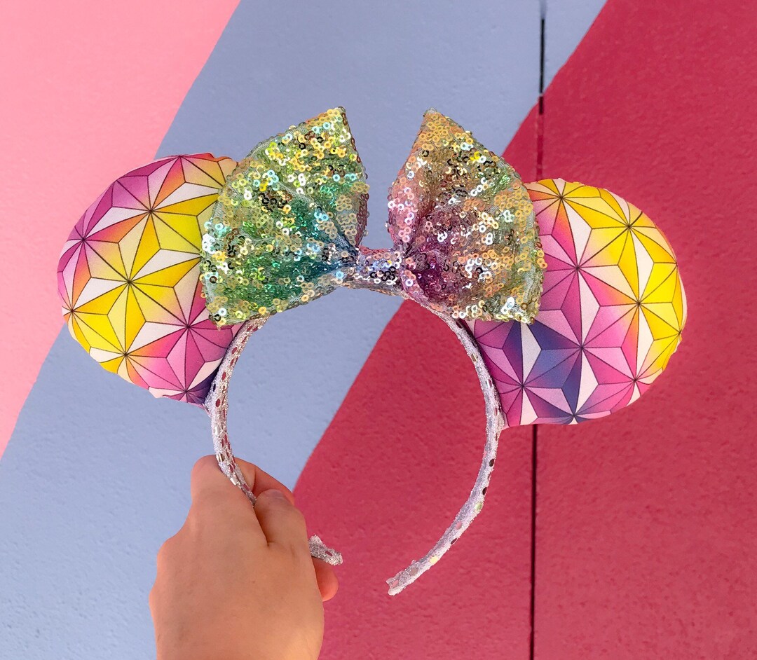 Colorful Epcot Ears - Etsy