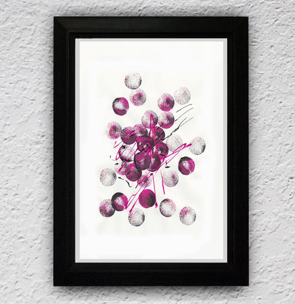 Purple Prints, Scrapbook Paper, Digital Downloads, Abstract Prints ...