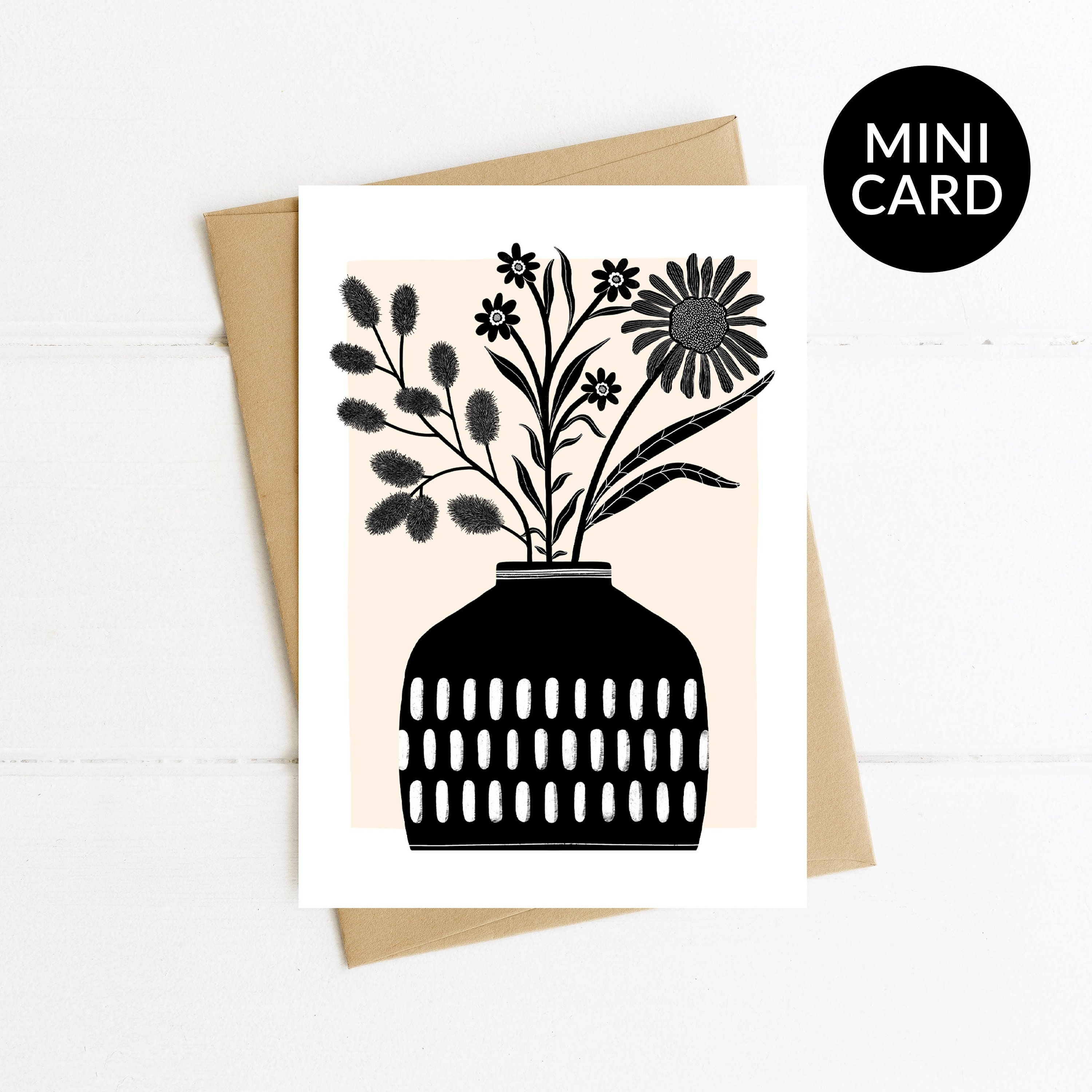 Mini Greeting Cards Notecards Notelet Set Mini Card Set - Etsy