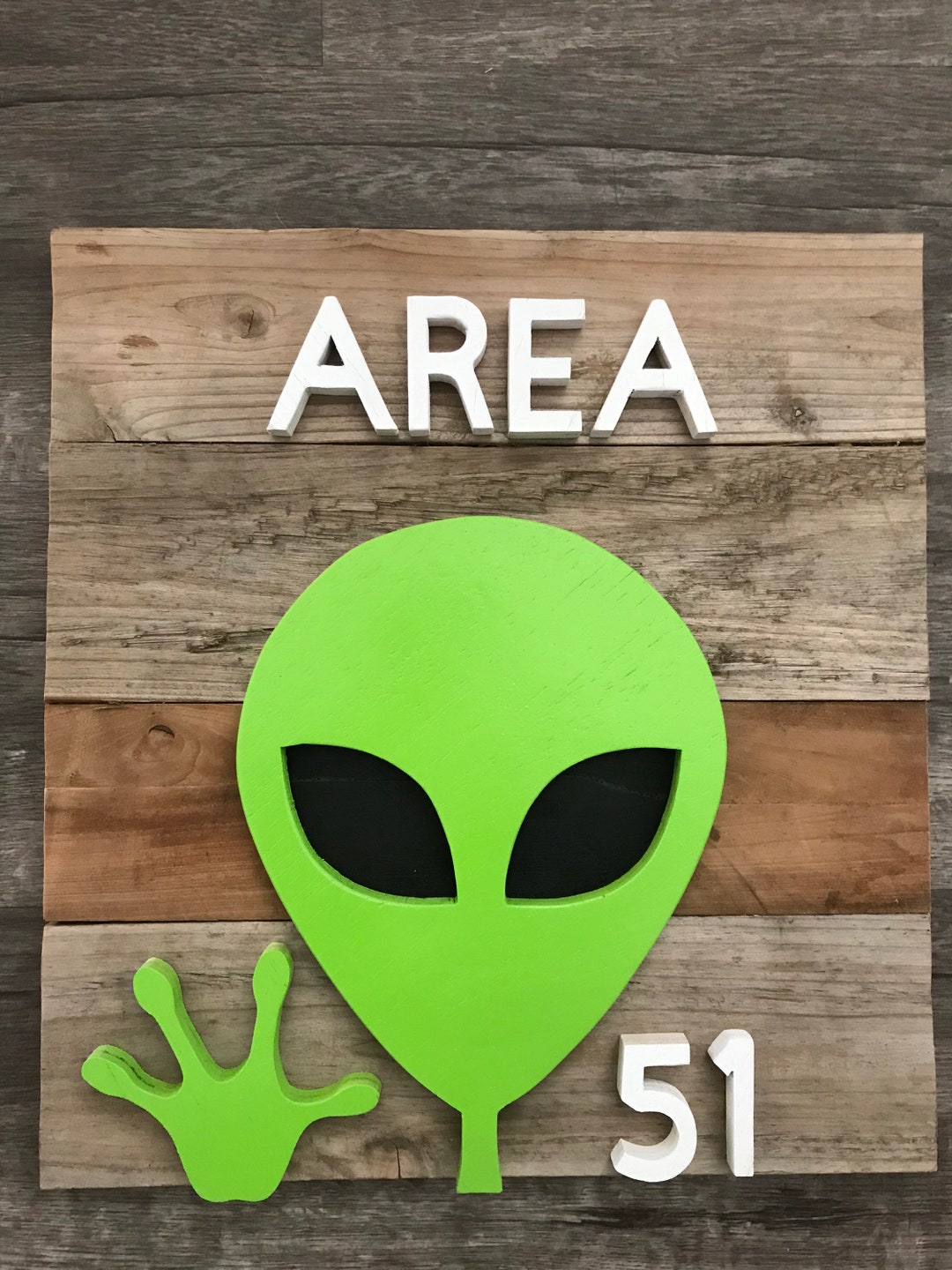 Alien Area 51 Wall Art - Etsy
