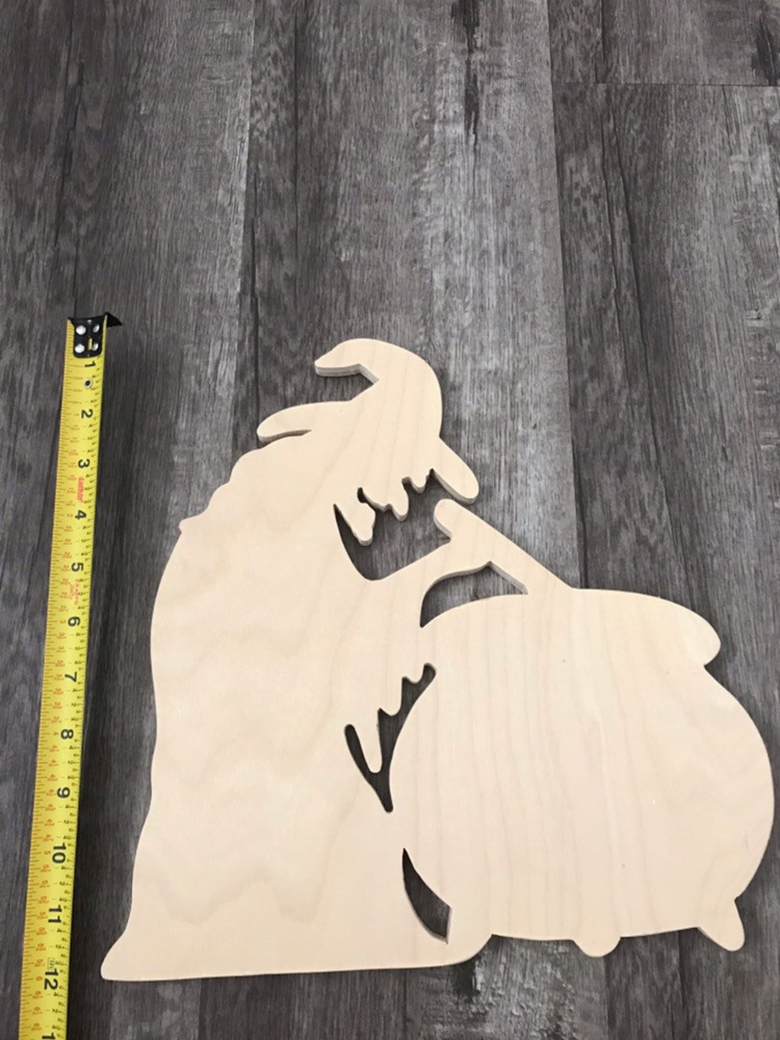 Witch Cutout, Wooden Witch Decor Diy,halloween Decor, Halloween ...