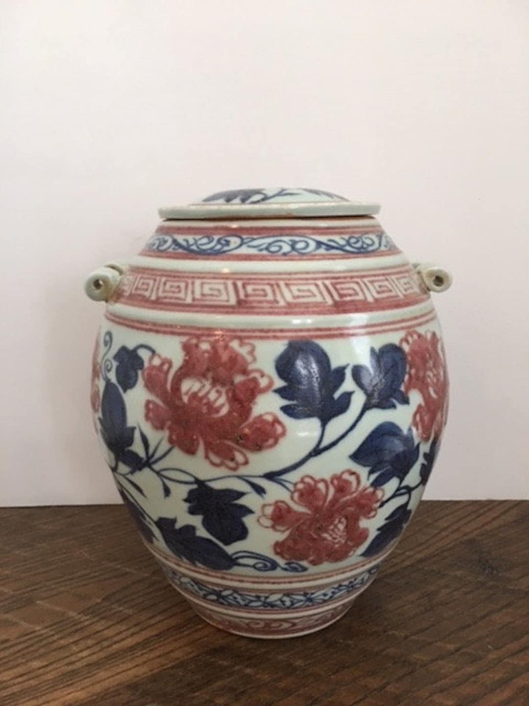 Chinese Porcelain Canister With Top - Etsy