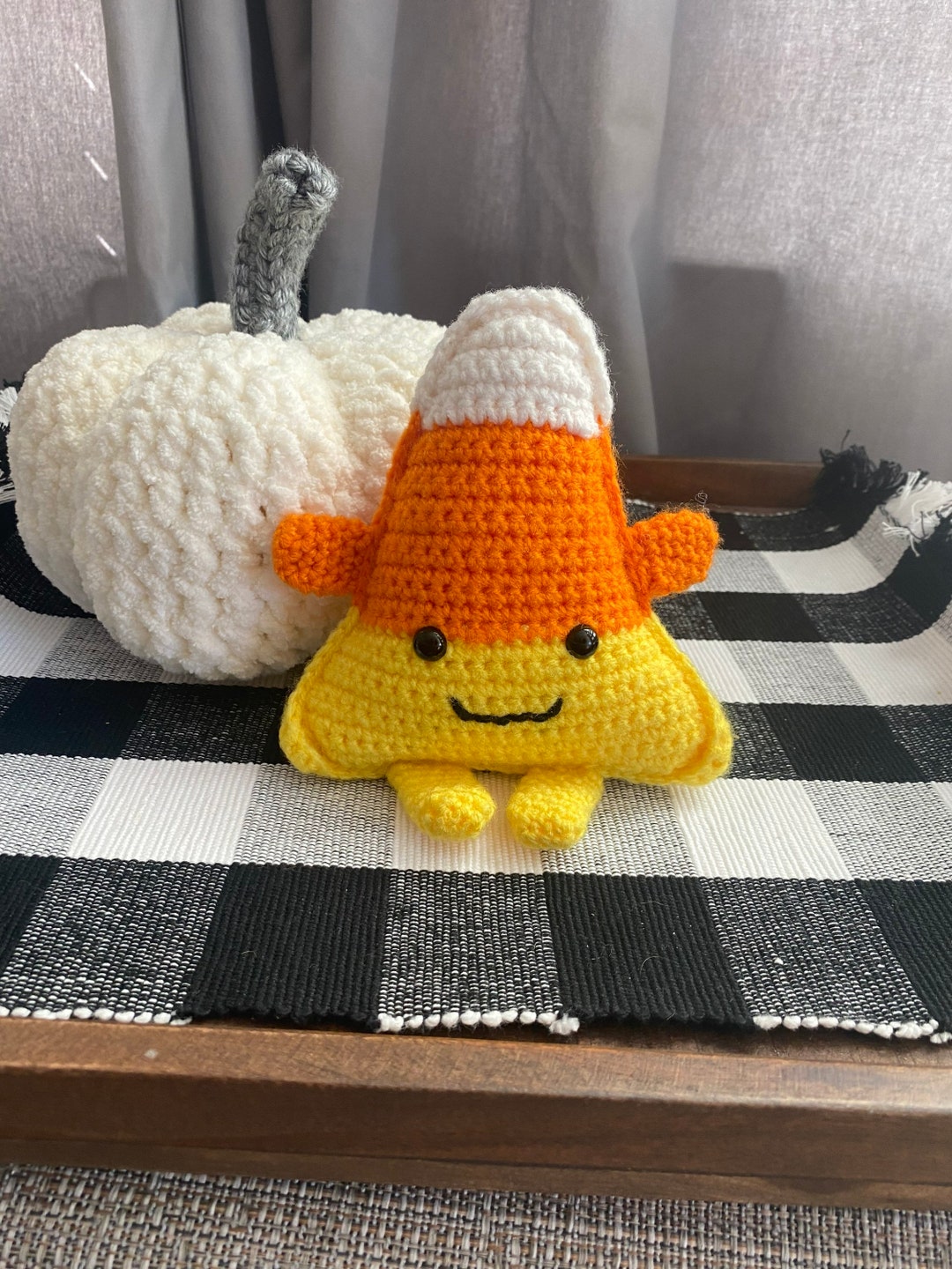 Candy Corn Plushie - Etsy