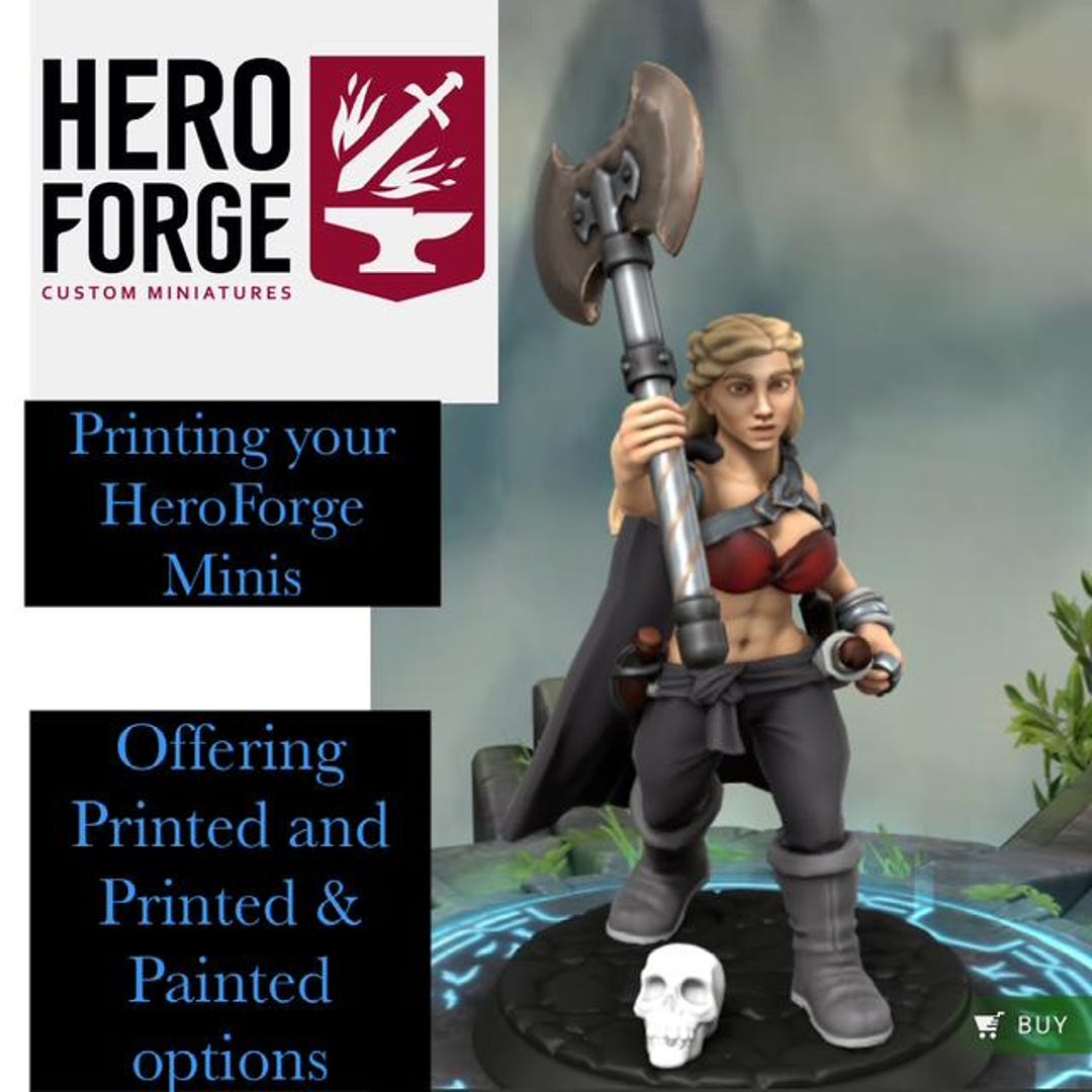 Heroforge Minis, Hero Forge Printed, Custom PC Minis - Etsy
