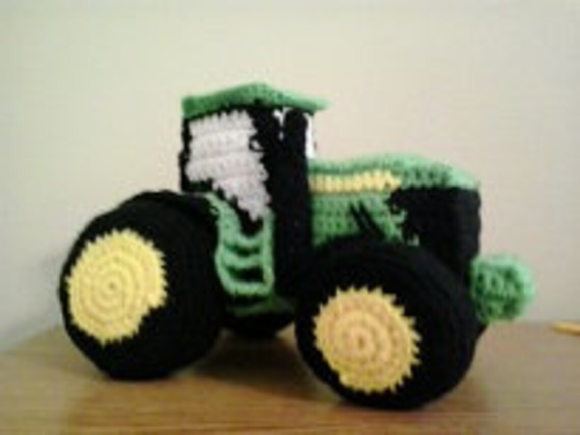 Toy Plush Tractor - Etsy