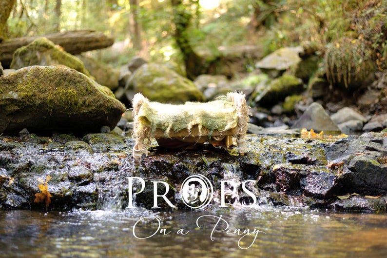 DIGITAL Newborn Prop Bed and Bucket on Riverbed and Bridge - Etsy