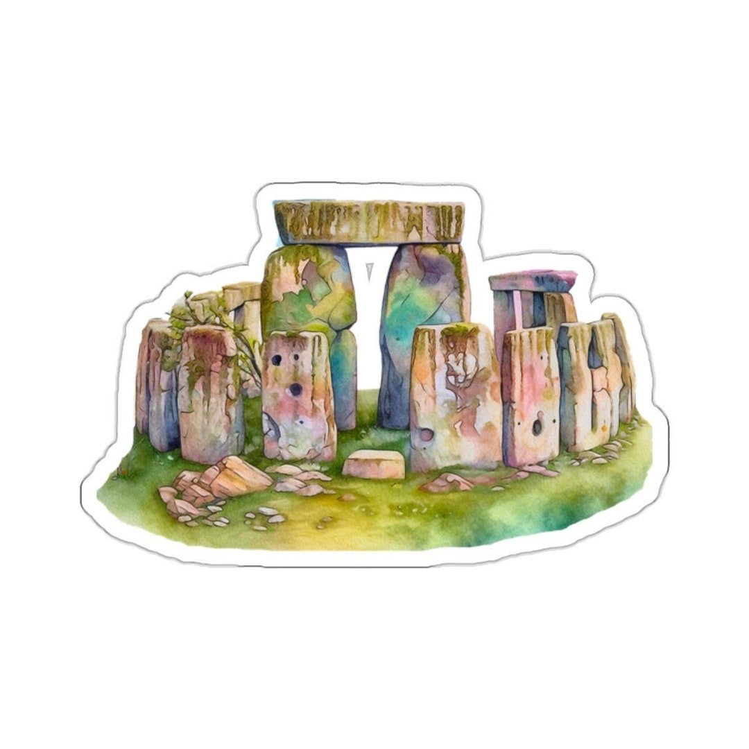 Mystical Stonehenge Monument Vinyl Decal: Ancient Site Sticker for ...