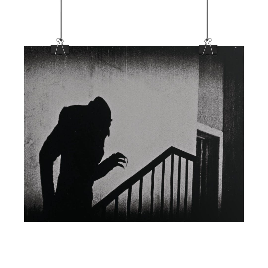 Nosferatu Movie Poster: Vintage Horror Film Art Print - Etsy