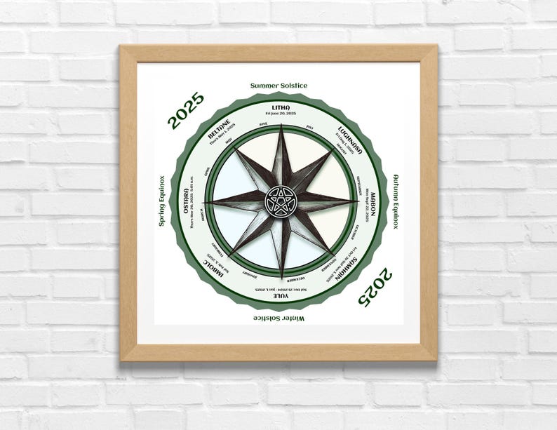 2025 Wheel of the Year Printable: Celtic Tree of Life (digital Download ...