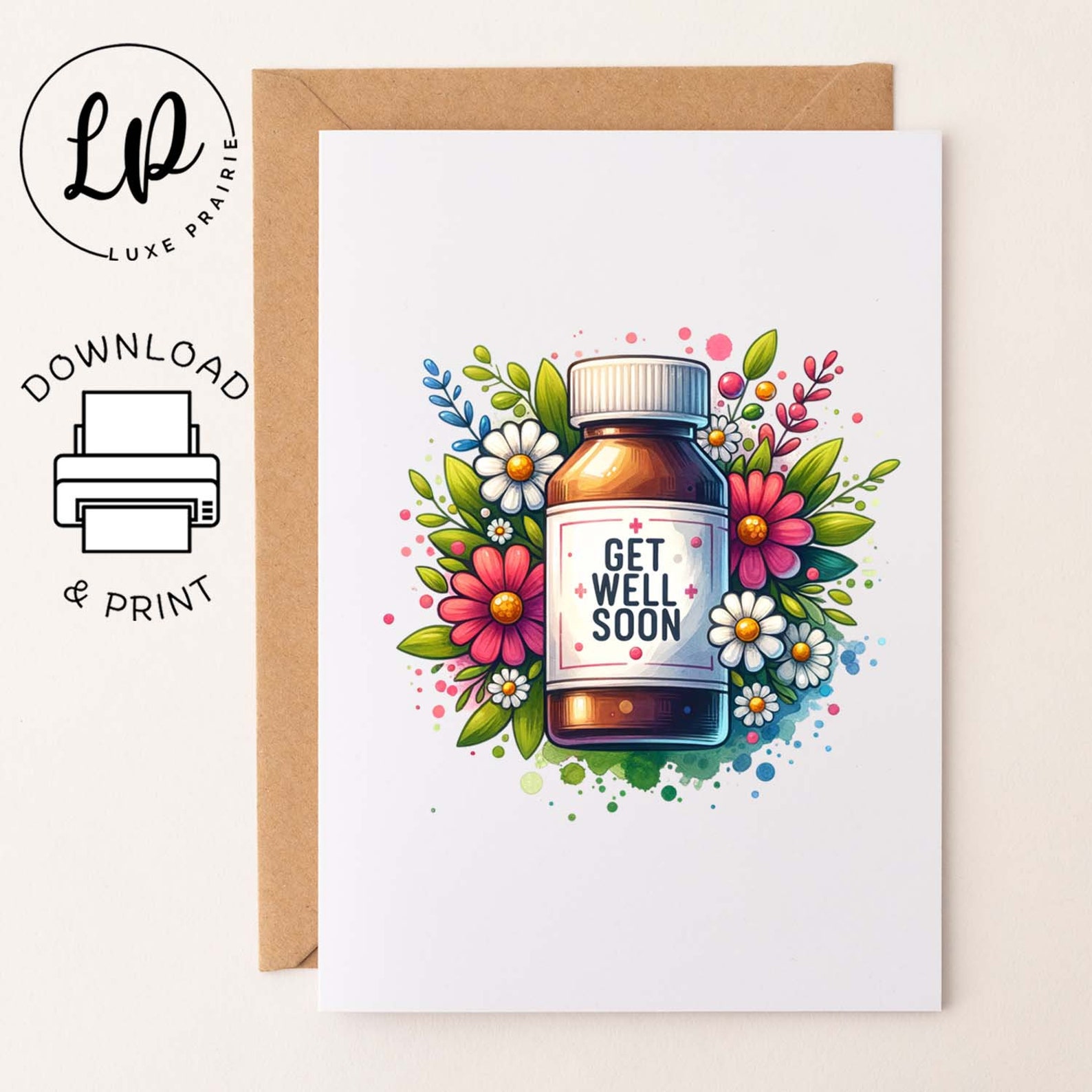 Printable Get Well Card Feel Better Soon Surgery Card Take It Easy ...