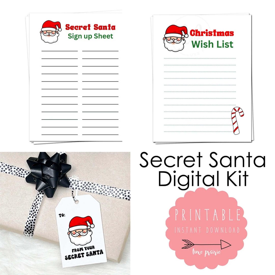 Secret Santa Wishlist Maker _ Secret Santa Organisateur Gratuit – QFSW