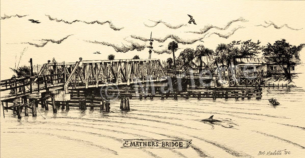 Mathers Bridge over the Banana River Merritt Island Florida | Etsy