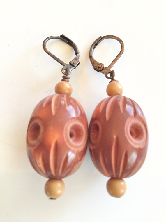 carved vegetable ivory vintage - Gem