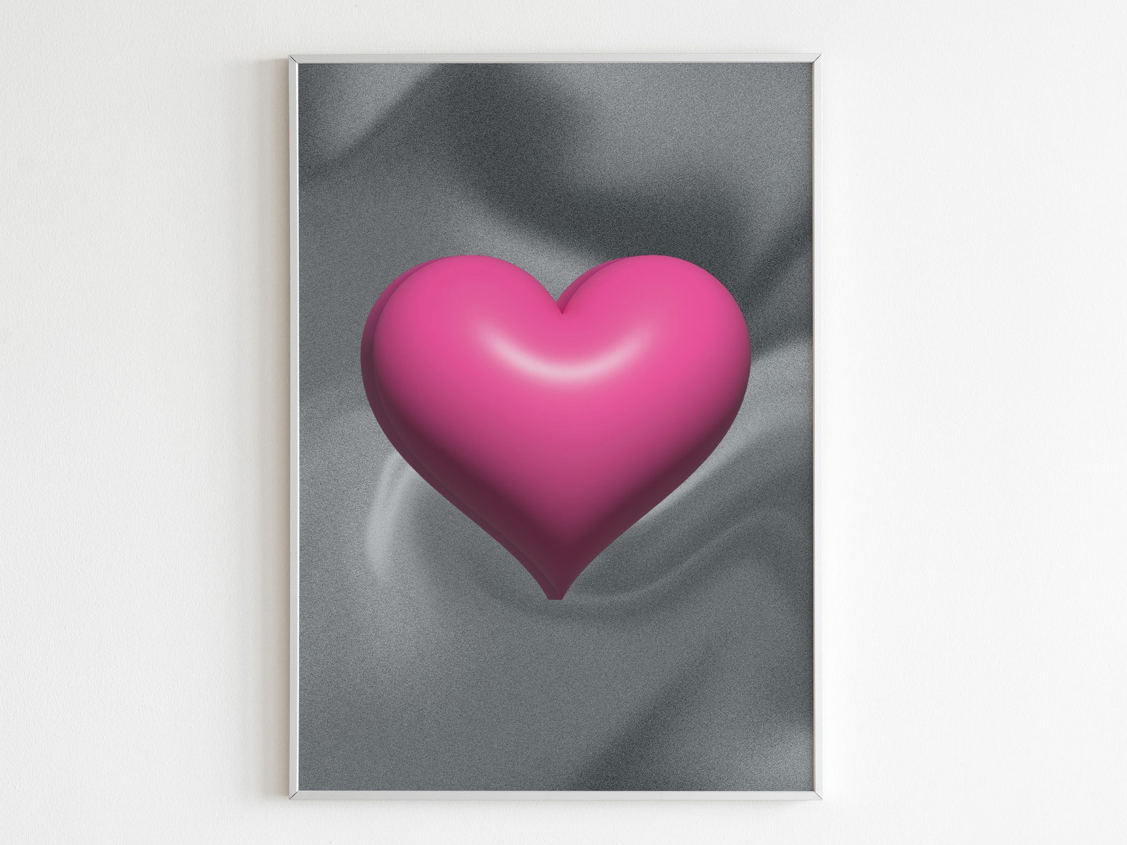 3D Chromatic Heart Poster | Digital Download | Instant Wall Art & Decor ...